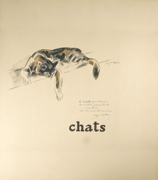Jacques Nam | Chats de Jacques Nam présentés par Colette (1881) | MutualArt