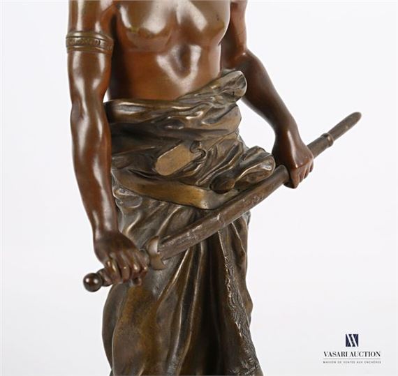 Clément Léopold Steiner | Young warrior with a sword | MutualArt