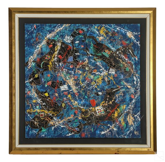 Jiang Tiefeng | Line Symphony. (1983) | MutualArt