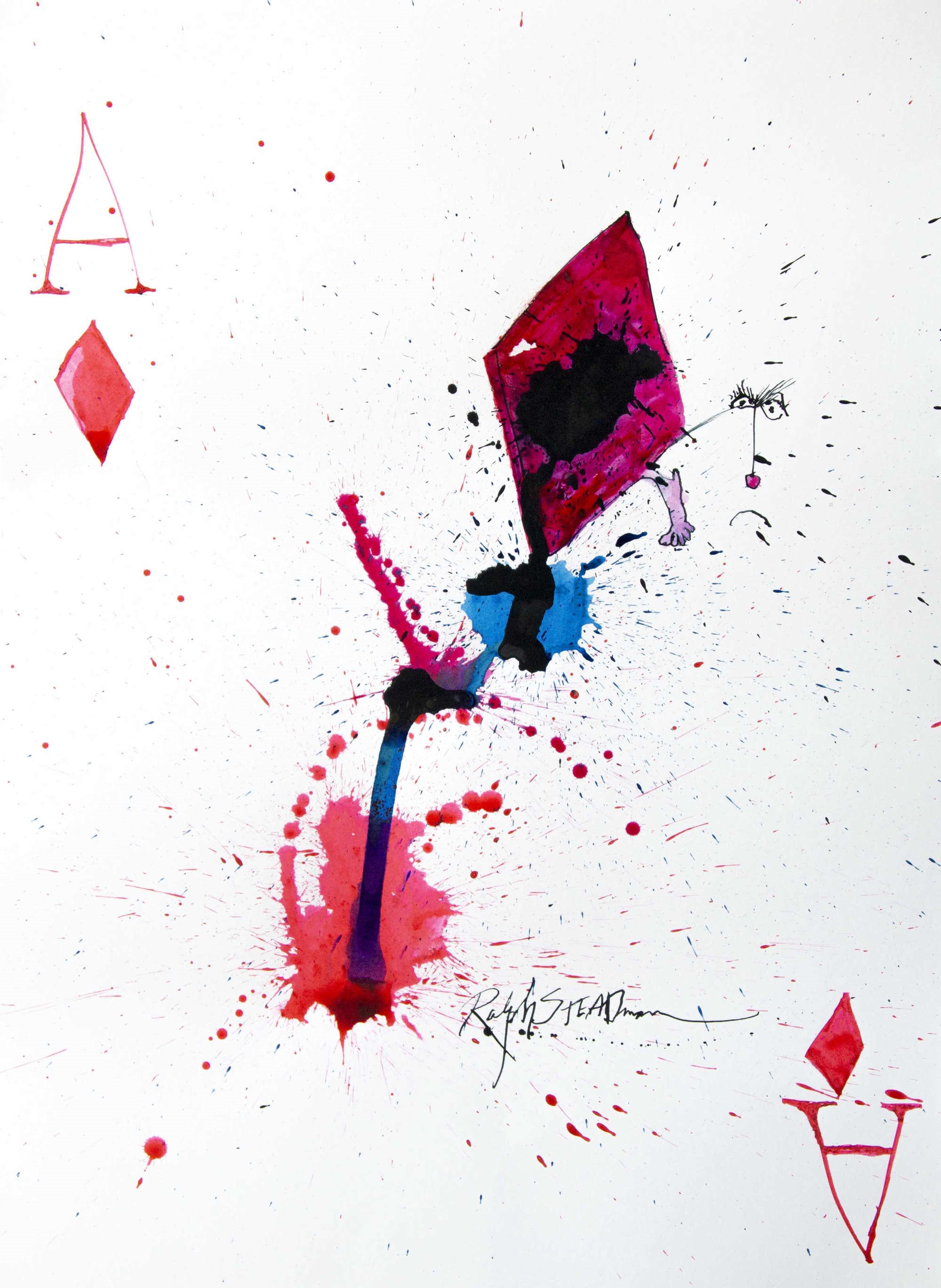 Ralph Steadman | Ace of Diamonds | MutualArt