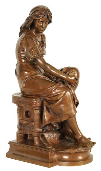 Ferdinand Barbedienne | . A 19TH CENTURY FIGURAL BRONZE SCULPTURE ...