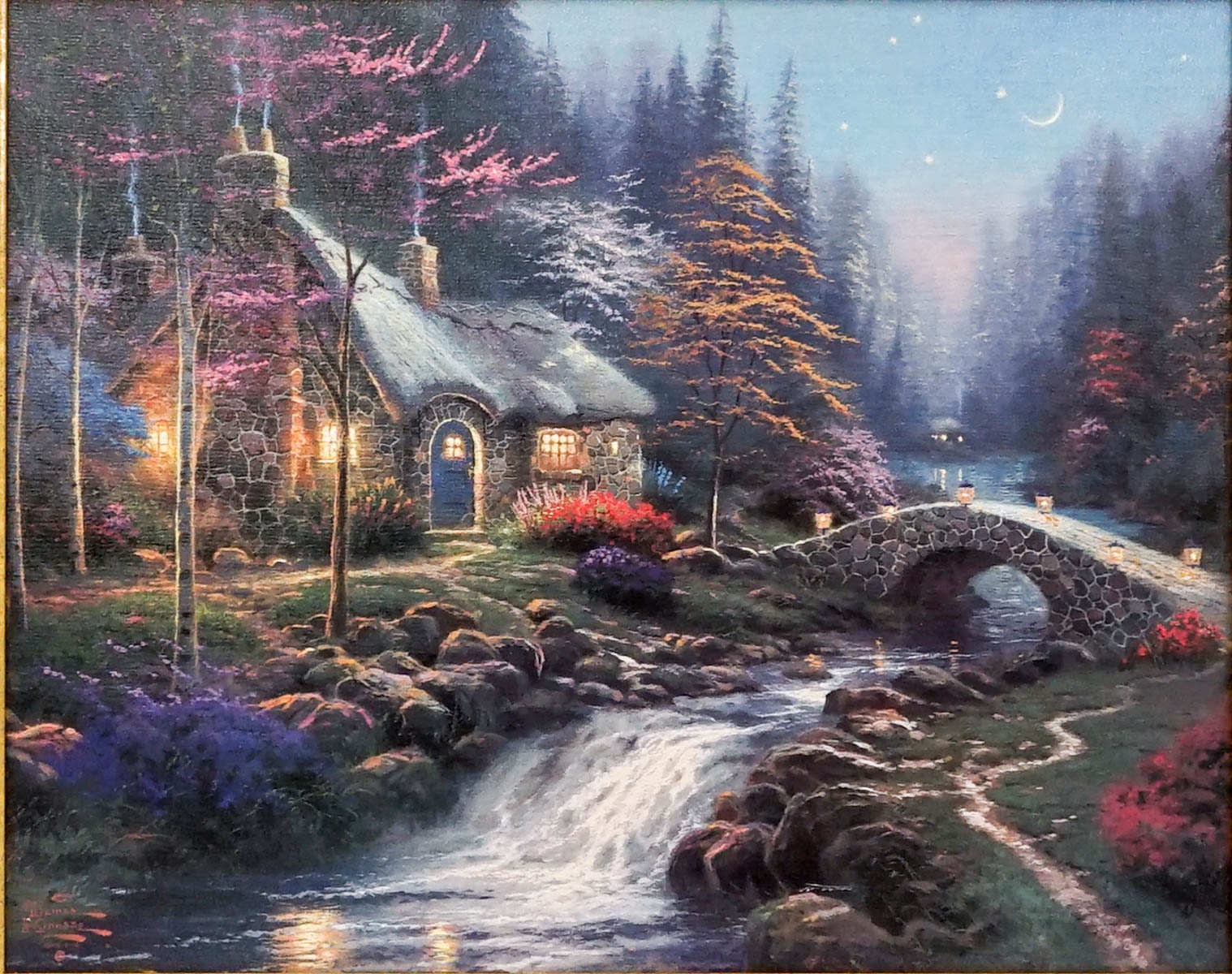 Thomas Kinkade Cottage Prints Officially Licensed Thomas Kinkade Art