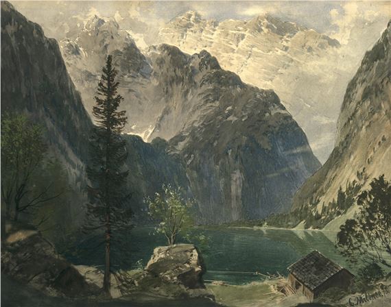 Karl Millner | Gebirgssee (1825) | MutualArt