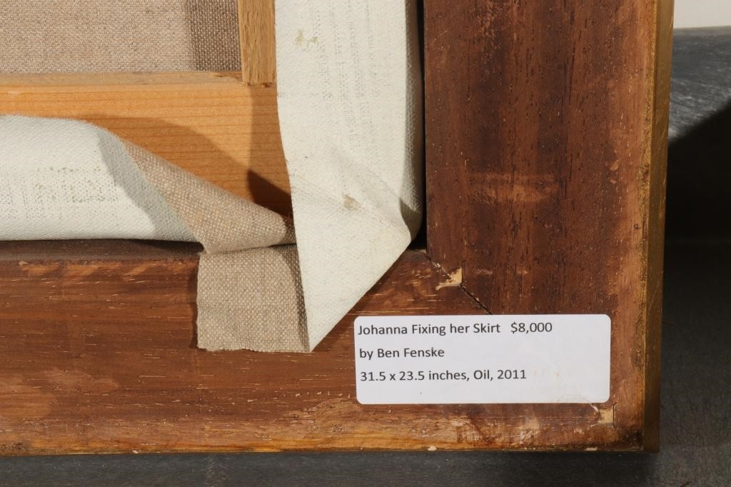 Ben Fenske | Johanna Fixing Her Skirt | MutualArt