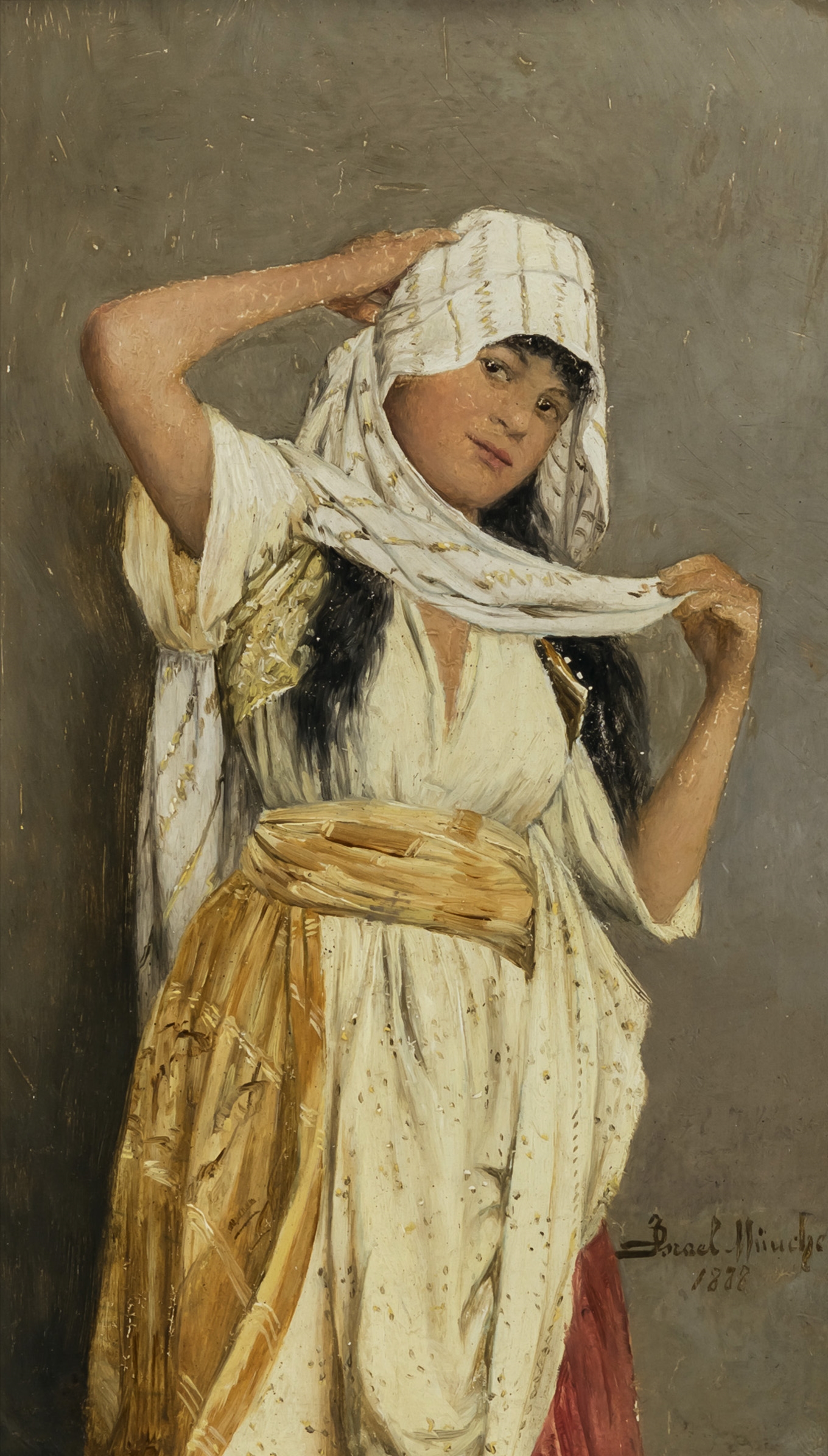 Daniel Israel | Mädchen mit Krug (1888) | MutualArt