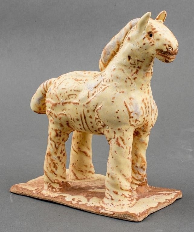 Louis Mendez | ceramic pottery horse sculpture | MutualArt