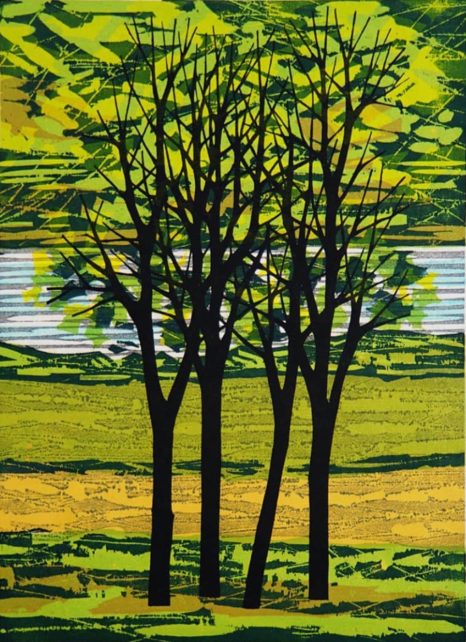Fumio Fujita | Trees (1977) | MutualArt