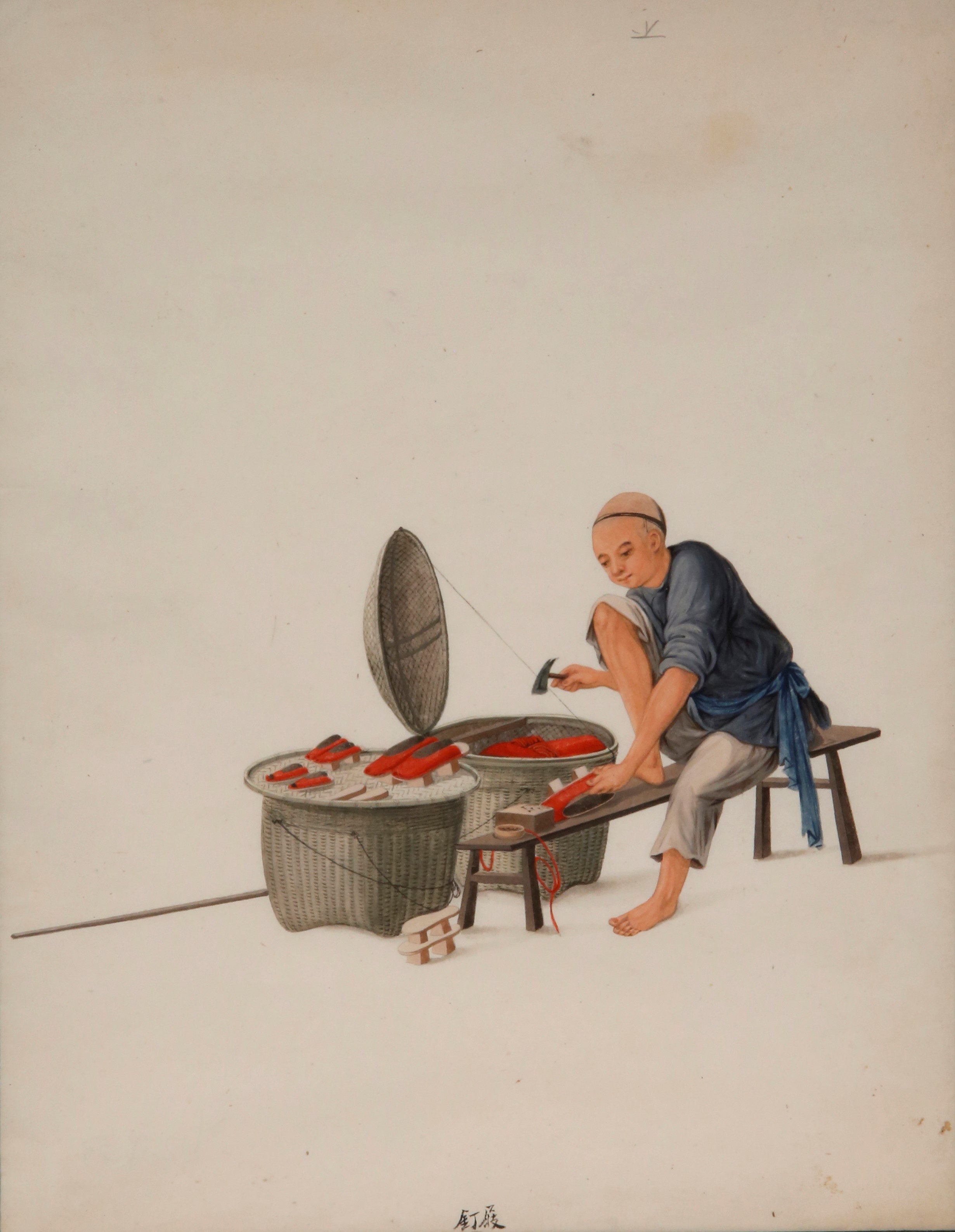 Chinese School, 19th Century | FIVE CHINESE SCHOOL WATERCOLOUR ...