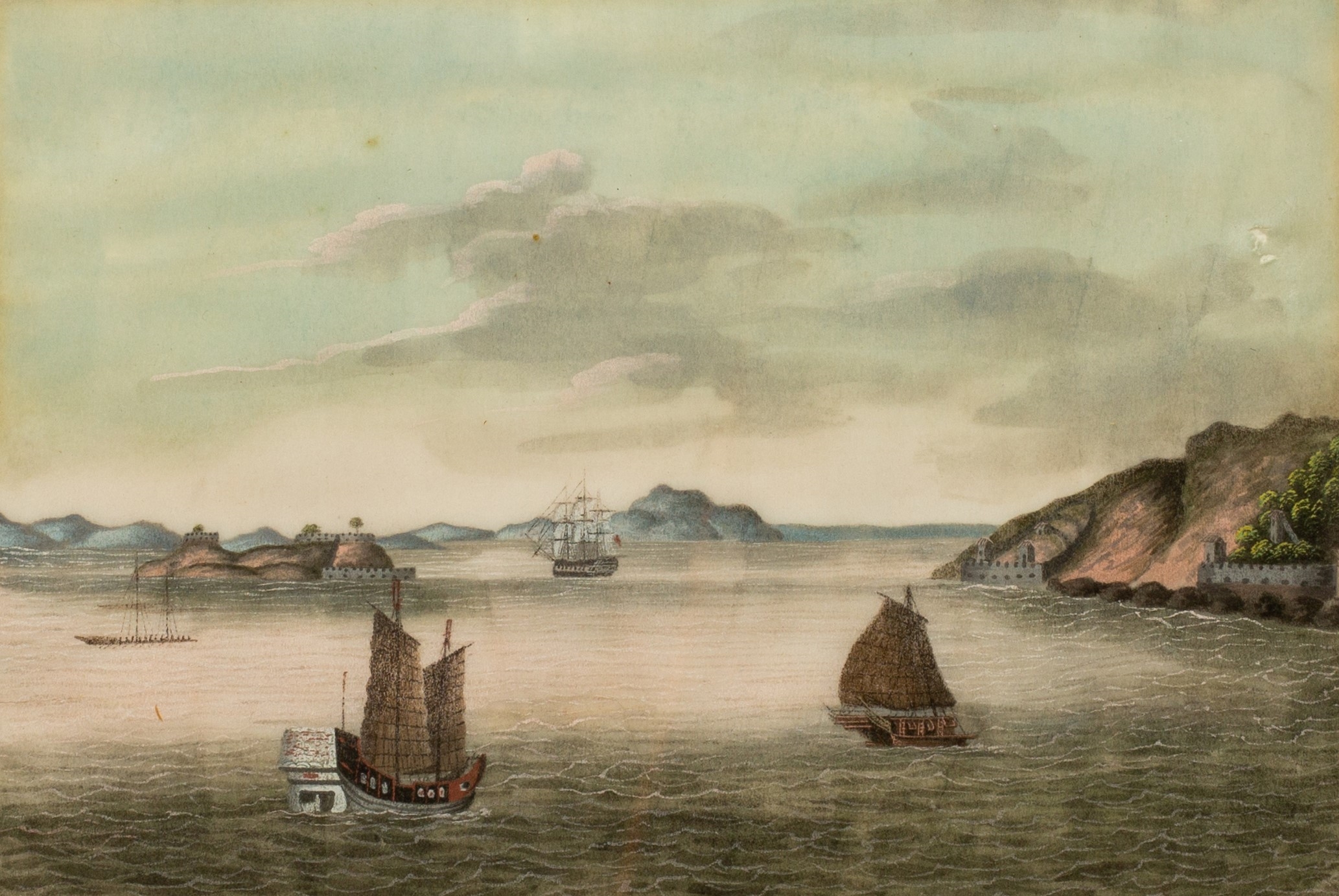 Chinese School, 20th Century | SEVEN CHINESE PITH PAPER PAINTINGS ...