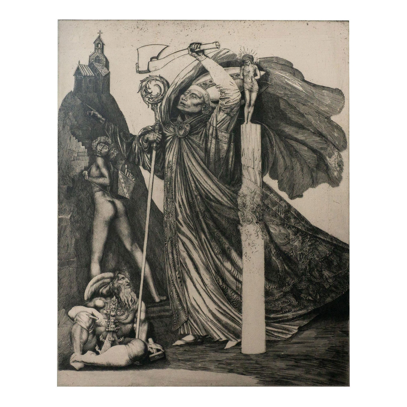 Ernst Fuchs | Fantastic religious realism limited edition lithograph ...