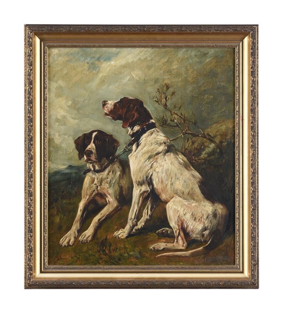 John Emms | TWO SEATED HOUNDS | MutualArt