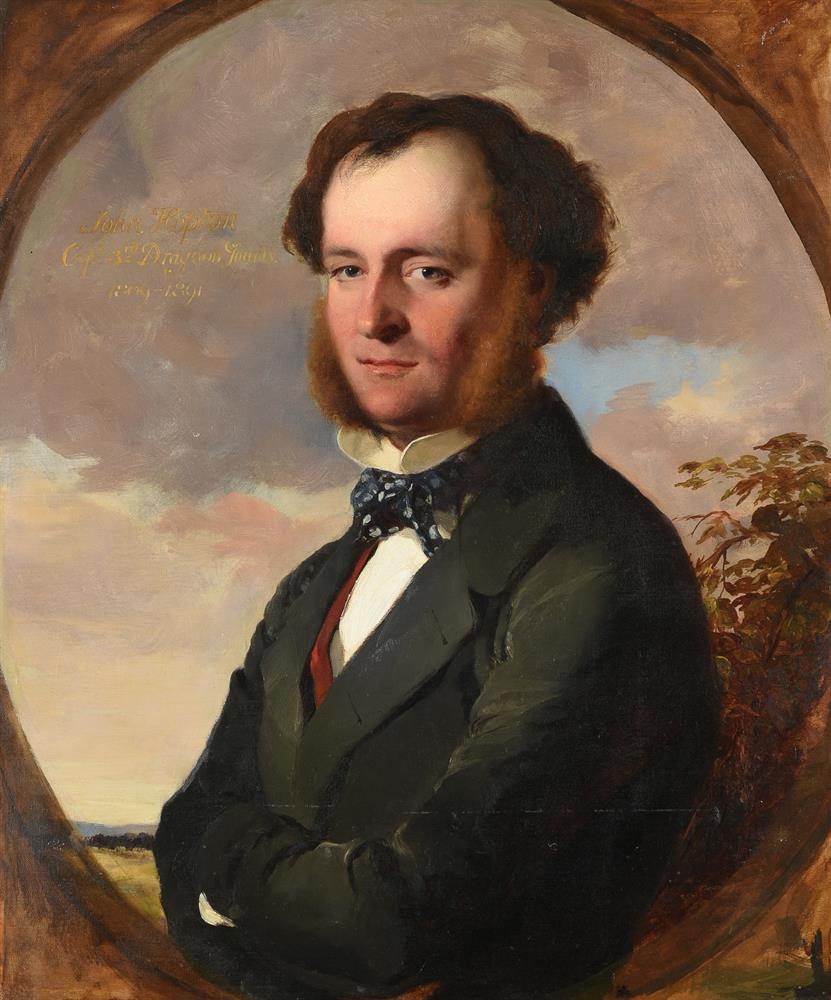 British School, 19th Century | PORTRAIT OF CAPTAIN JOHN HOPTON | MutualArt