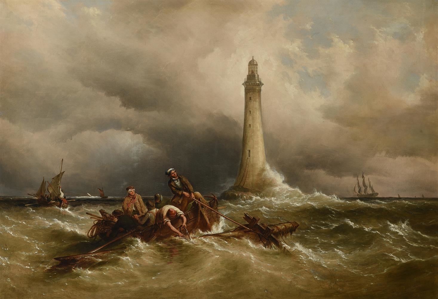 Richard Brydges Beechey | THE EDDYSTONE LIGHTHOUSE | MutualArt