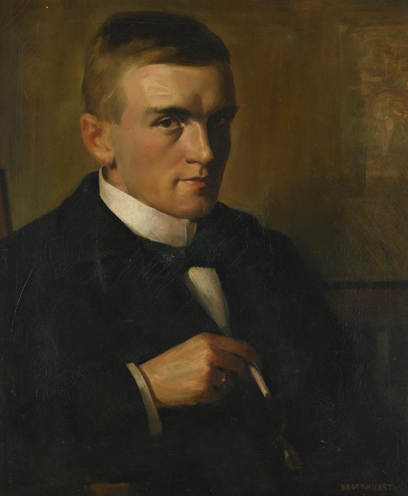 Gerald Leslie Brockhurst | PORTRAIT OF A GENTLEMAN | MutualArt