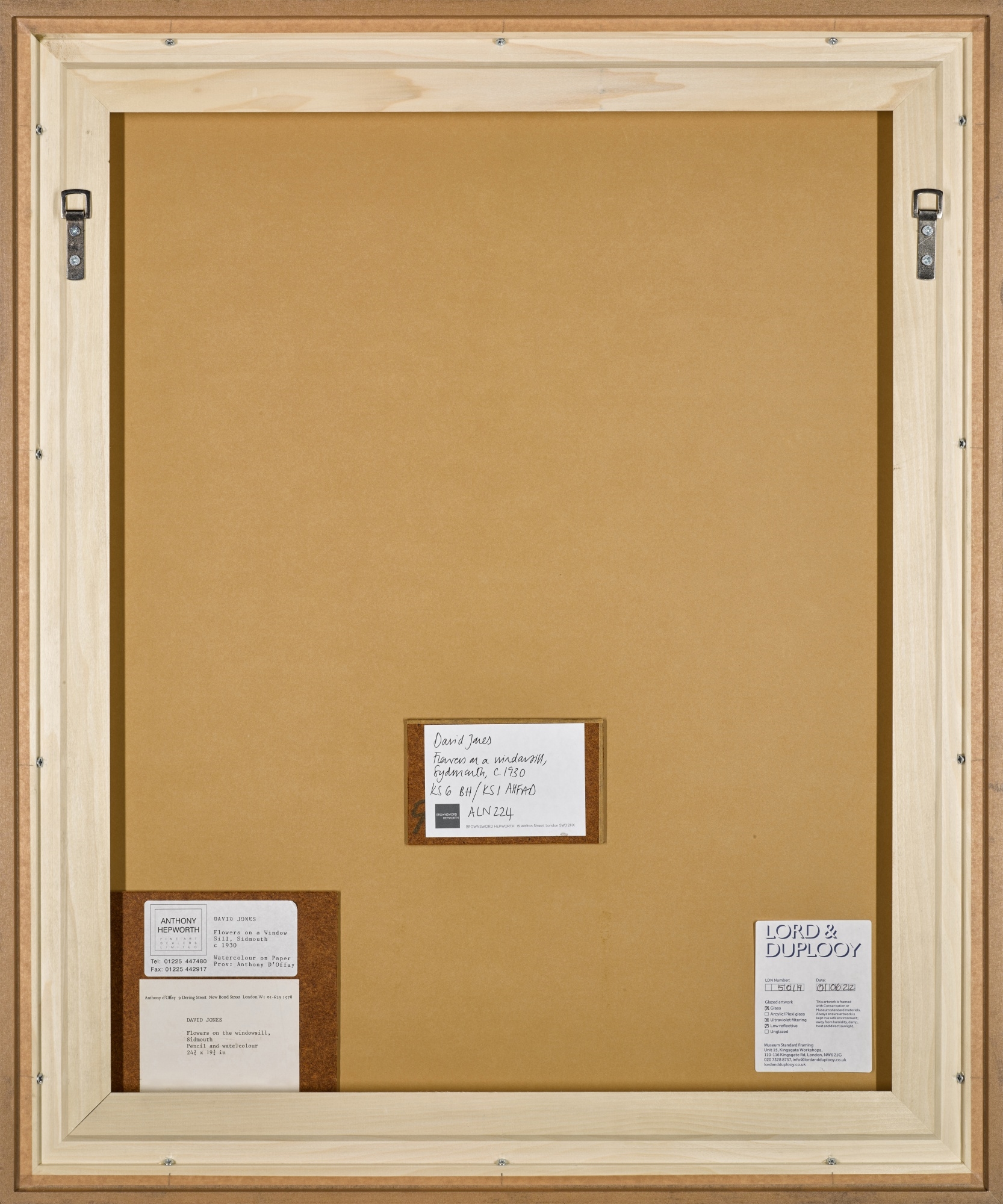 David Jones | Flowers on the Windowsill, Sidmouth (Circa 1930) | MutualArt