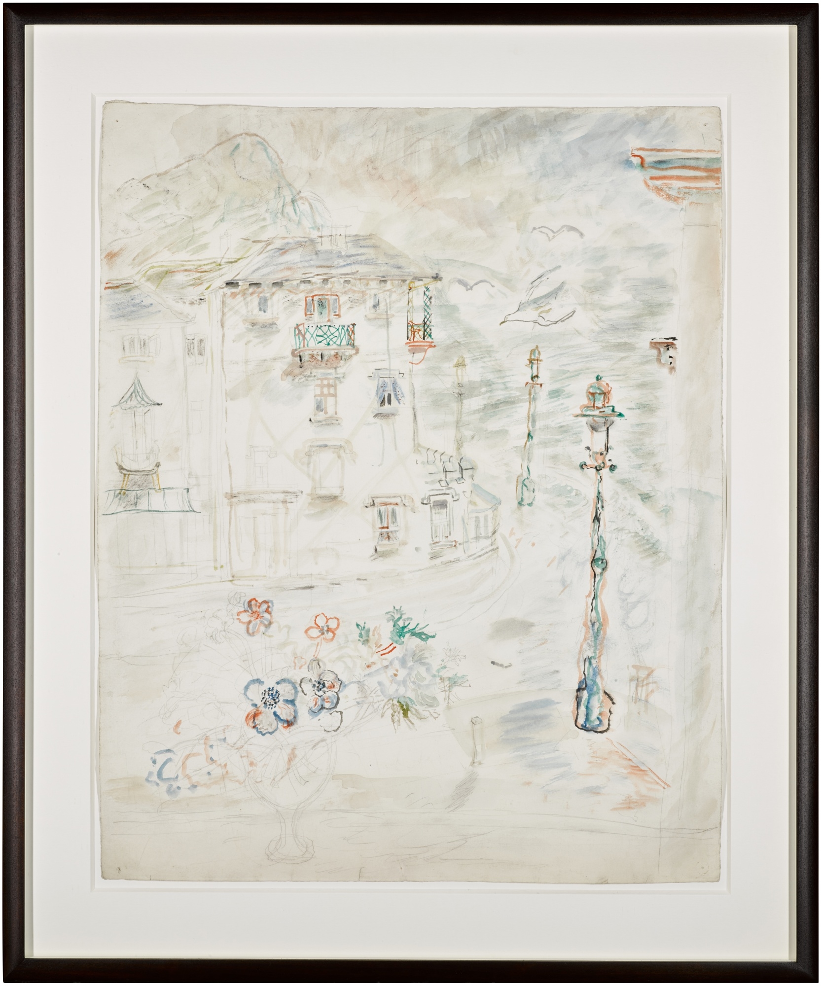 David Jones | Flowers on the Windowsill, Sidmouth (Circa 1930) | MutualArt