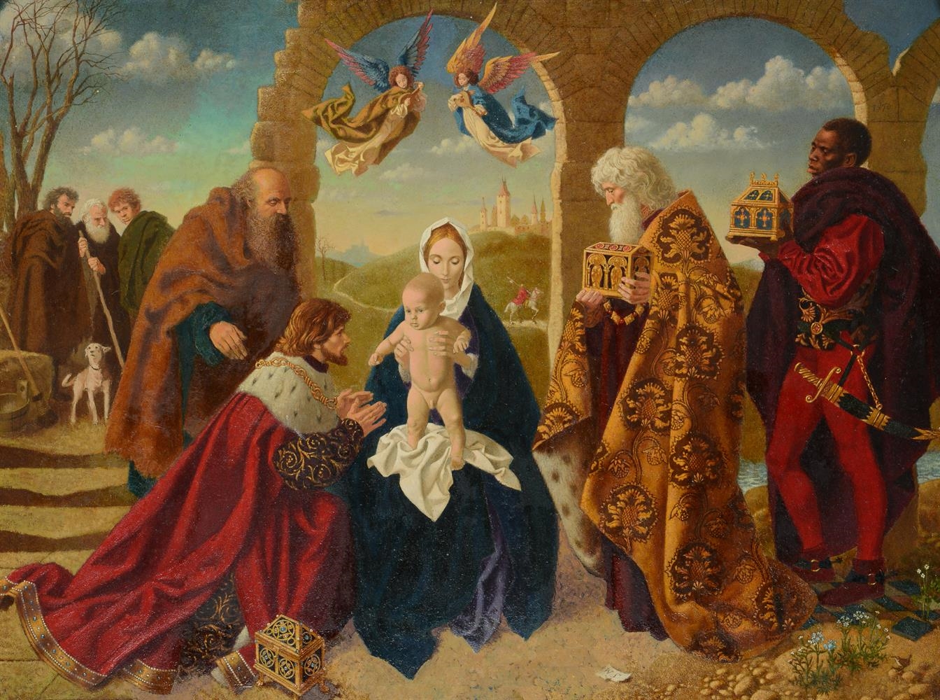 Frank Cadogan Cowper | THE ADORATION OF THE MAGI (1976) | MutualArt