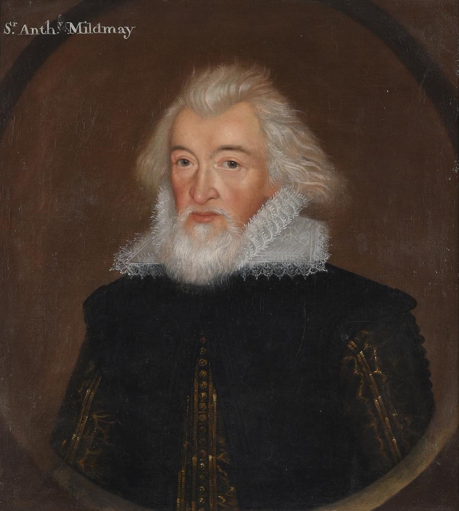 British School, 17th Century | PORTRAIT OF SIR ANTHONY MILDMAY | MutualArt