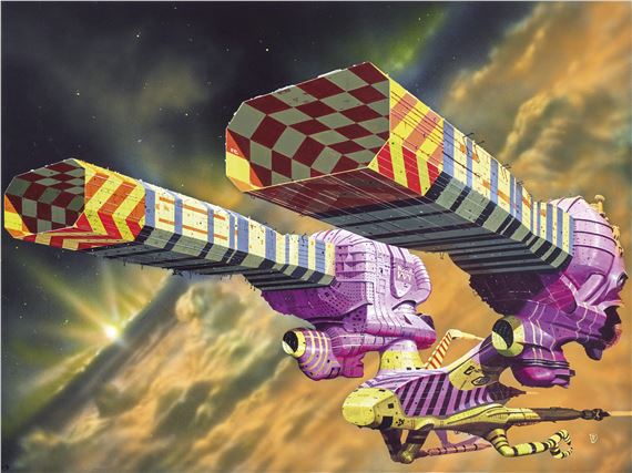Chris Foss | Guild Tug - concept art for Alejandro Jodorowsky's movie ...
