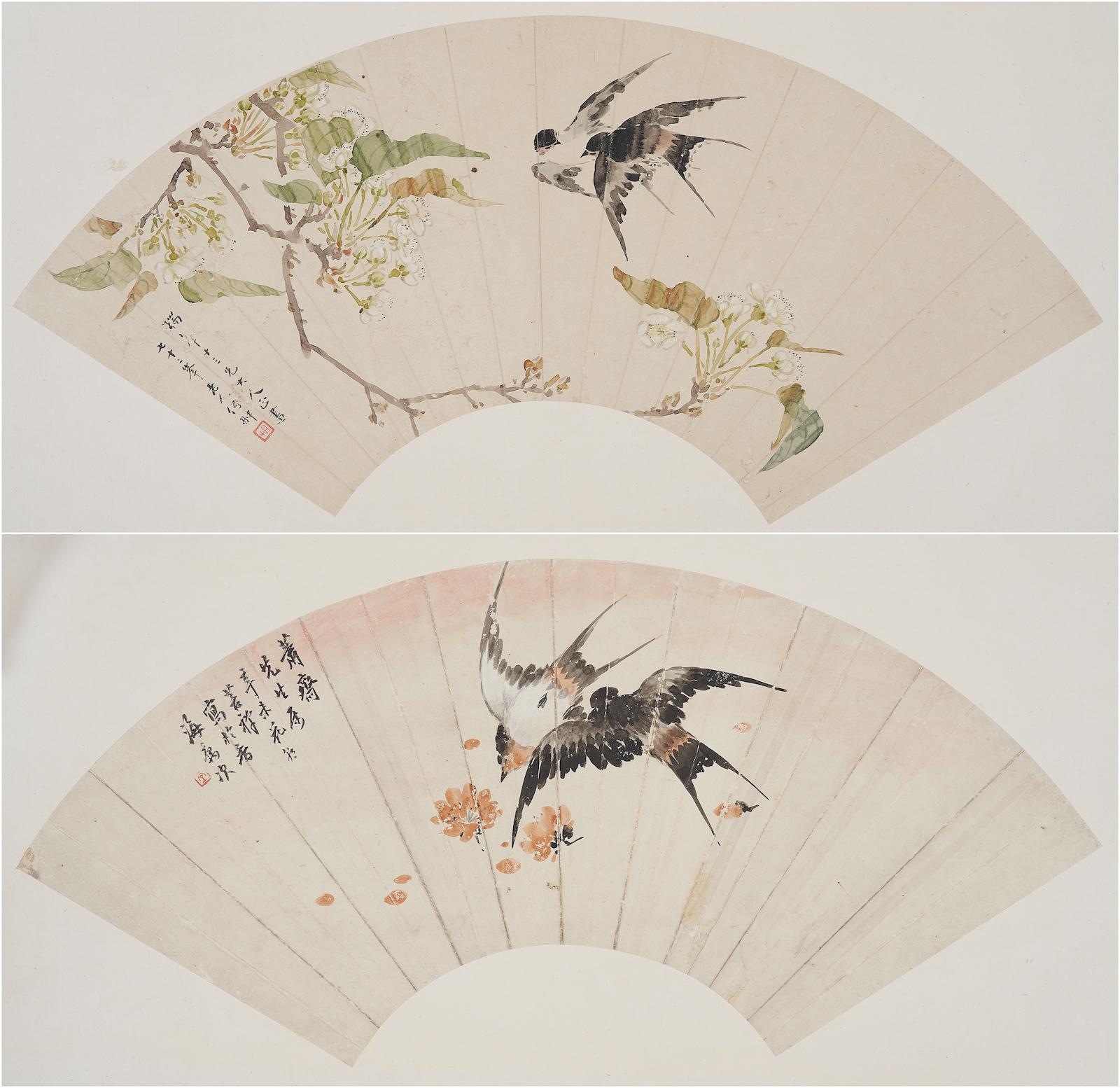 He Chong | Swallows and Spring Flowers (1931) | MutualArt