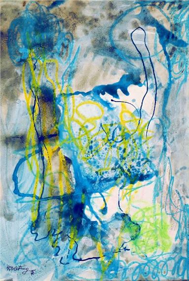 Edmund Kesting | Blaue Komposition (1970) | MutualArt