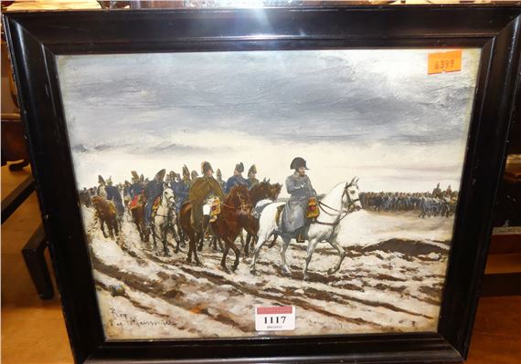 Jean-Louis-Ernest Meissonier | Napoleon's Infantry on horseback | MutualArt