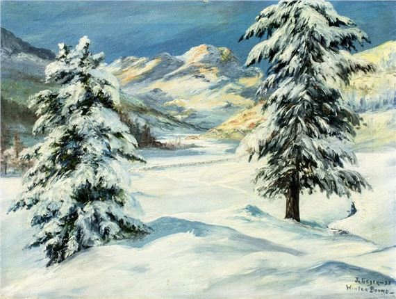 Joseph M. Geyer | Winter Landscape (1933) | MutualArt