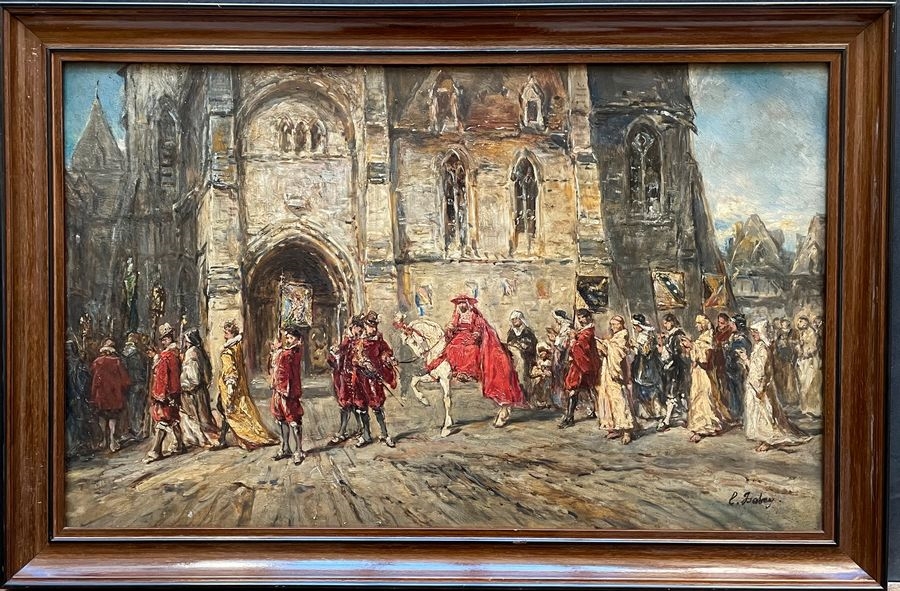 Eugène Isabey | Attributed to Eugène Isabey The procession... - Lot 14 ...
