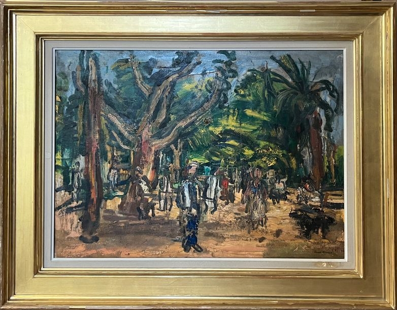 Paul Maas | View of a village Oil on canvas Signed lower right H_64 ...