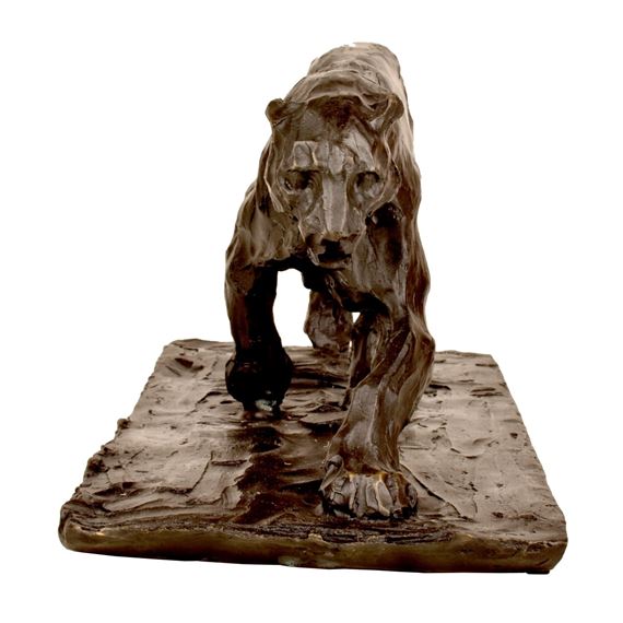 Rembrandt Bugatti | Bronze Sculpture of a Jaguar | MutualArt