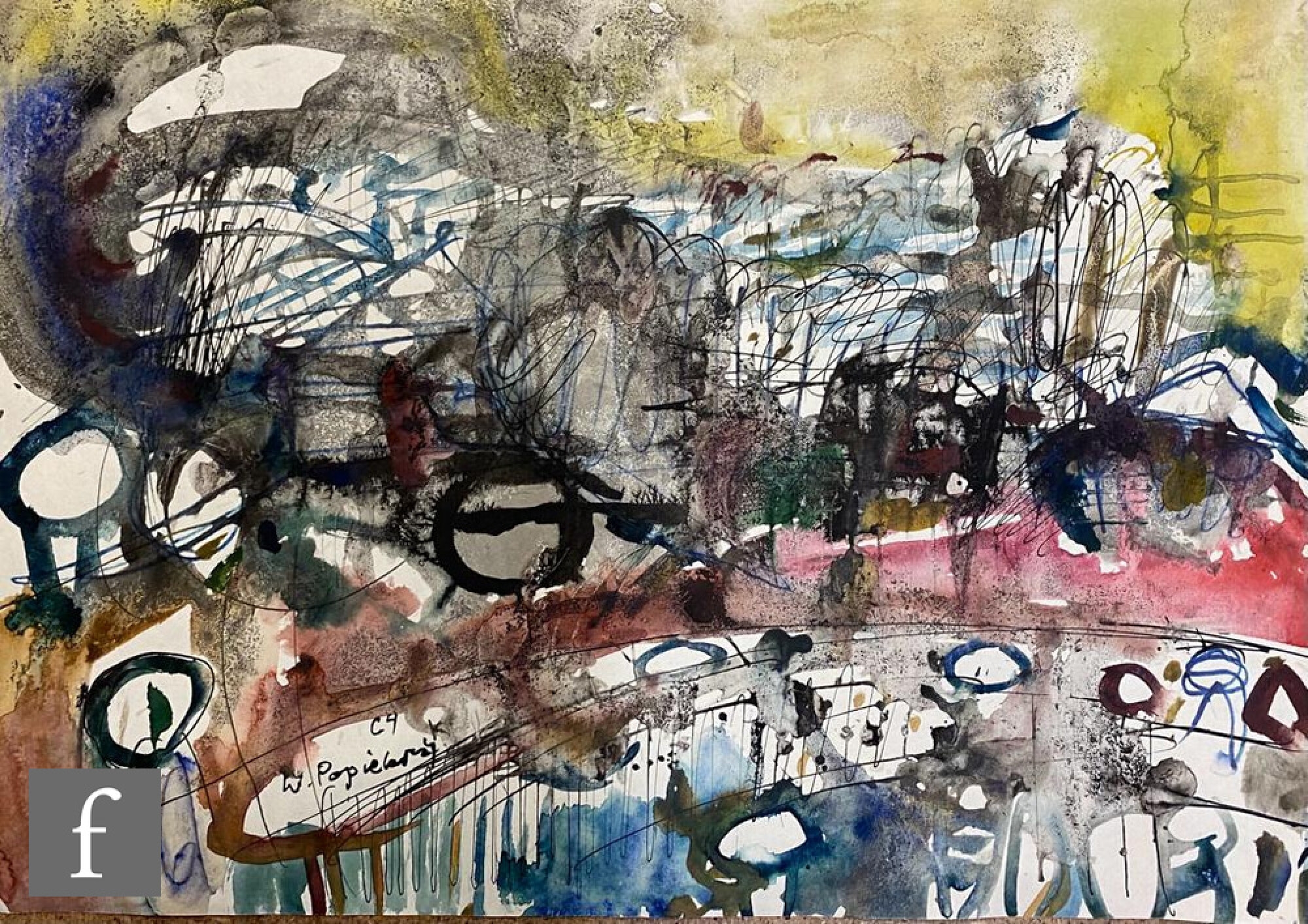 Wladislaw Popielarczyk | Abstract landscape (1964) | MutualArt