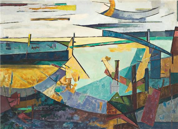 Judith Rothschild | Boatworks. (1958) | MutualArt