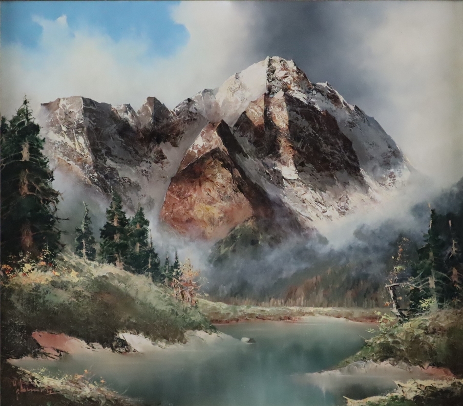 Joachim Lemke | Alpenlandschaft mit Zugspitze | MutualArt