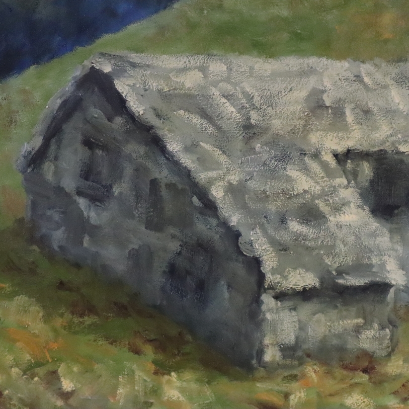 Anna Arena | Hütte in Gebirgslandschaft | MutualArt