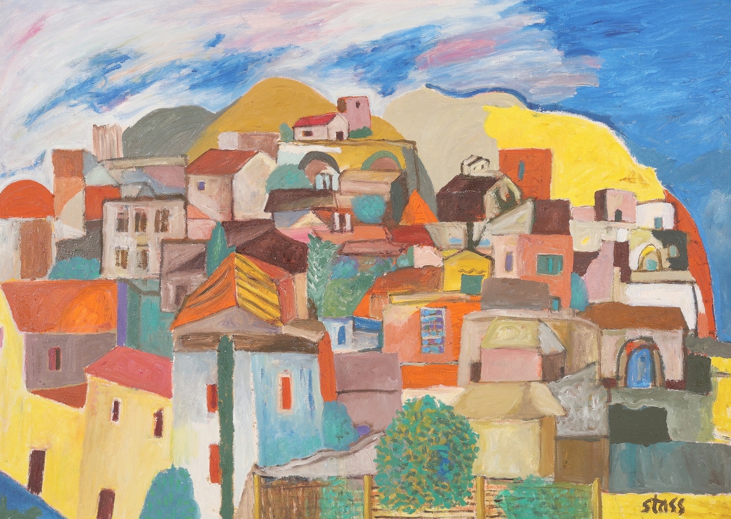 Stass Paraskos | Urban landscape (1993) | MutualArt