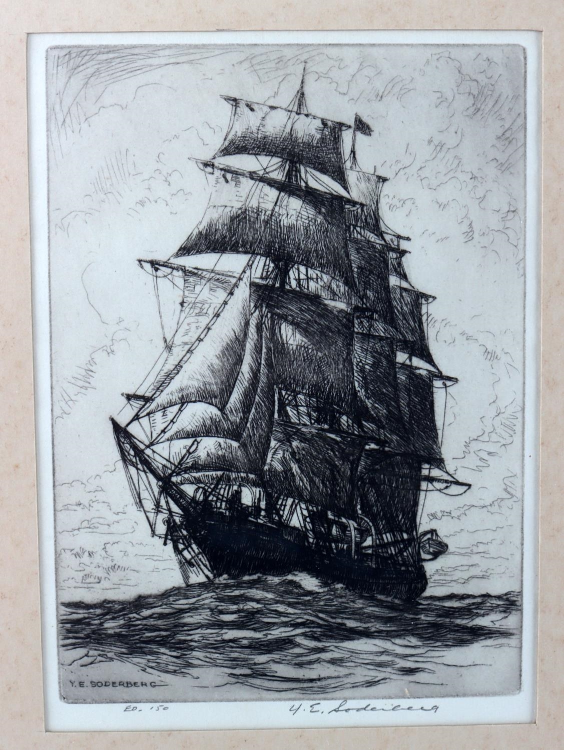 Yngve Edward Soderberg | CLIPPER SHIP | MutualArt