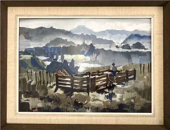 Peter McIntyre | PETER MCINTYRE - The King Country | MutualArt