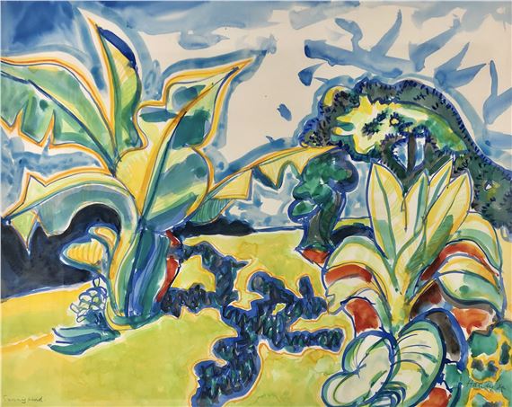 Pat Hanly | PAT HANLY - Sunny Wind, Garden Series | MutualArt