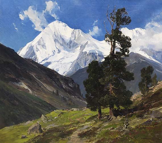 Edward Harrison Compton | The Ortler, Italy (1912) | MutualArt
