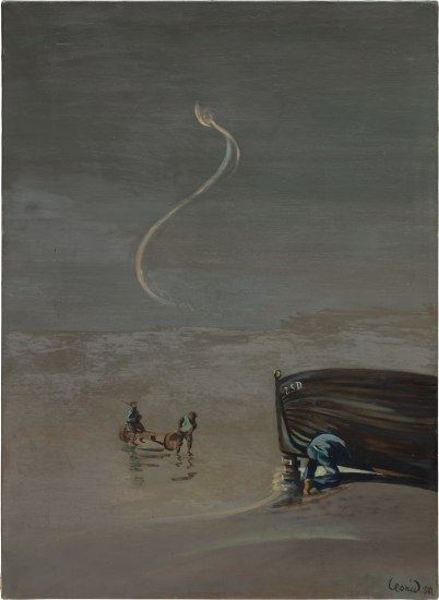 Leonid Berman | Coucher du Soleil a l'ile Hoëdic (Circa 1950) | MutualArt