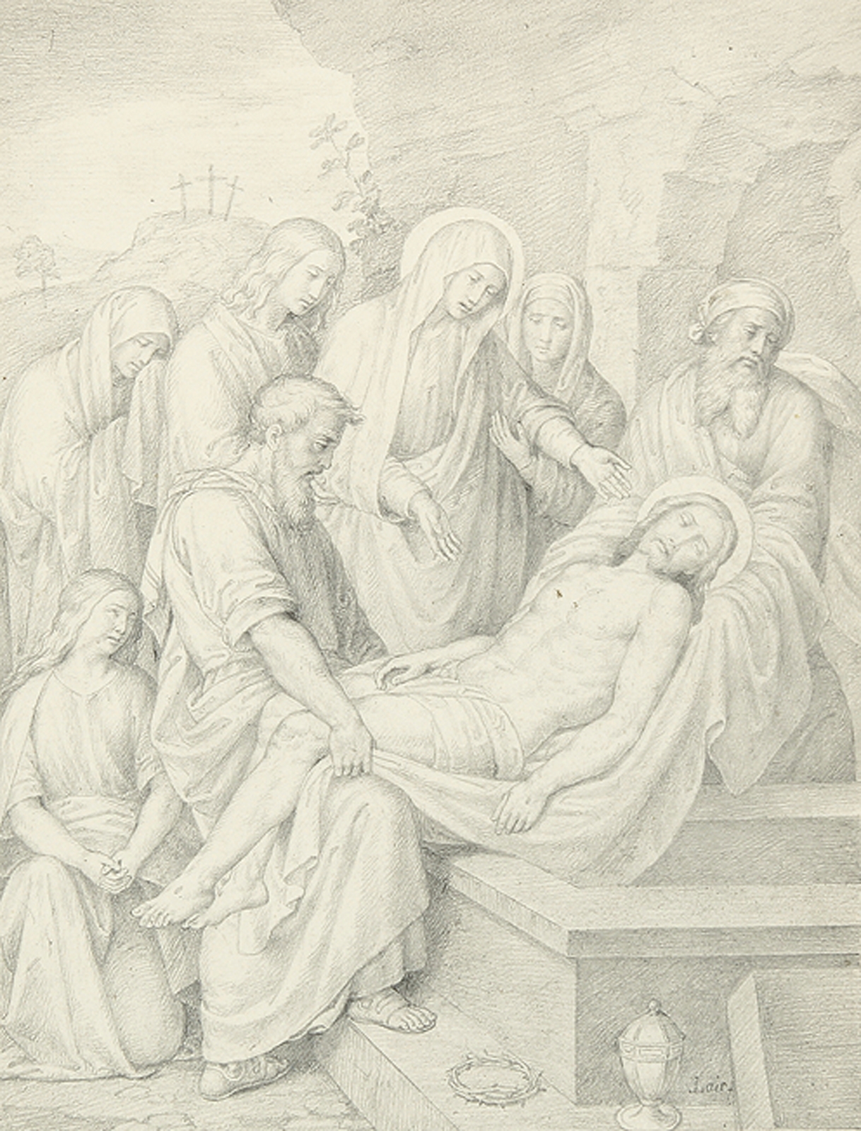 Jean Louis Lair | Grablegung Christi. | MutualArt