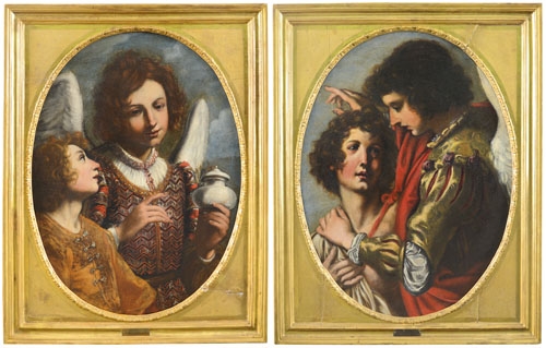 Jacopo Vignali | Tobia e l'angelo L'angelo custode | MutualArt