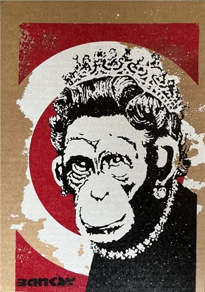 Banksy | Dismaland Monkey Queen (2015) | MutualArt