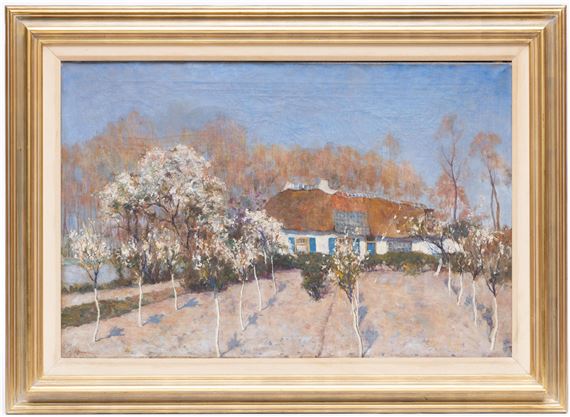 Gerard Altmann | Bloesembomen bij een boerderij | MutualArt