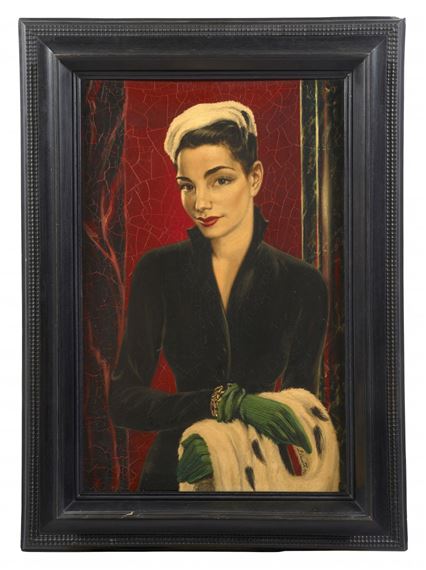 Pierre Leaute | Portrait de Maria Callas au manteau d'hermine (1951 ...