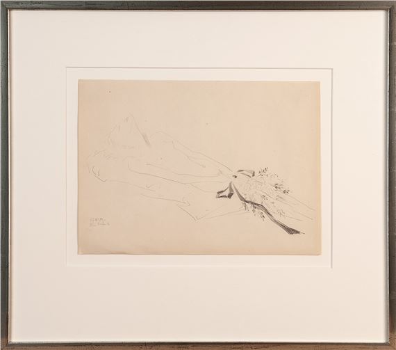 Emanuel Frinta | AKT ŽENY S KYTICÍ (1929) | MutualArt