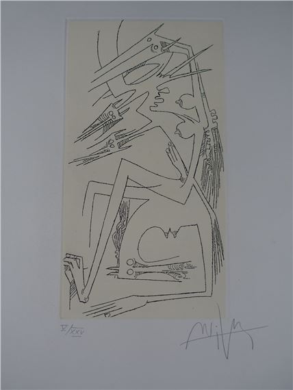 Wifredo Lam | Suite de huit eaux-fortes réalisées pour illustrer le ...