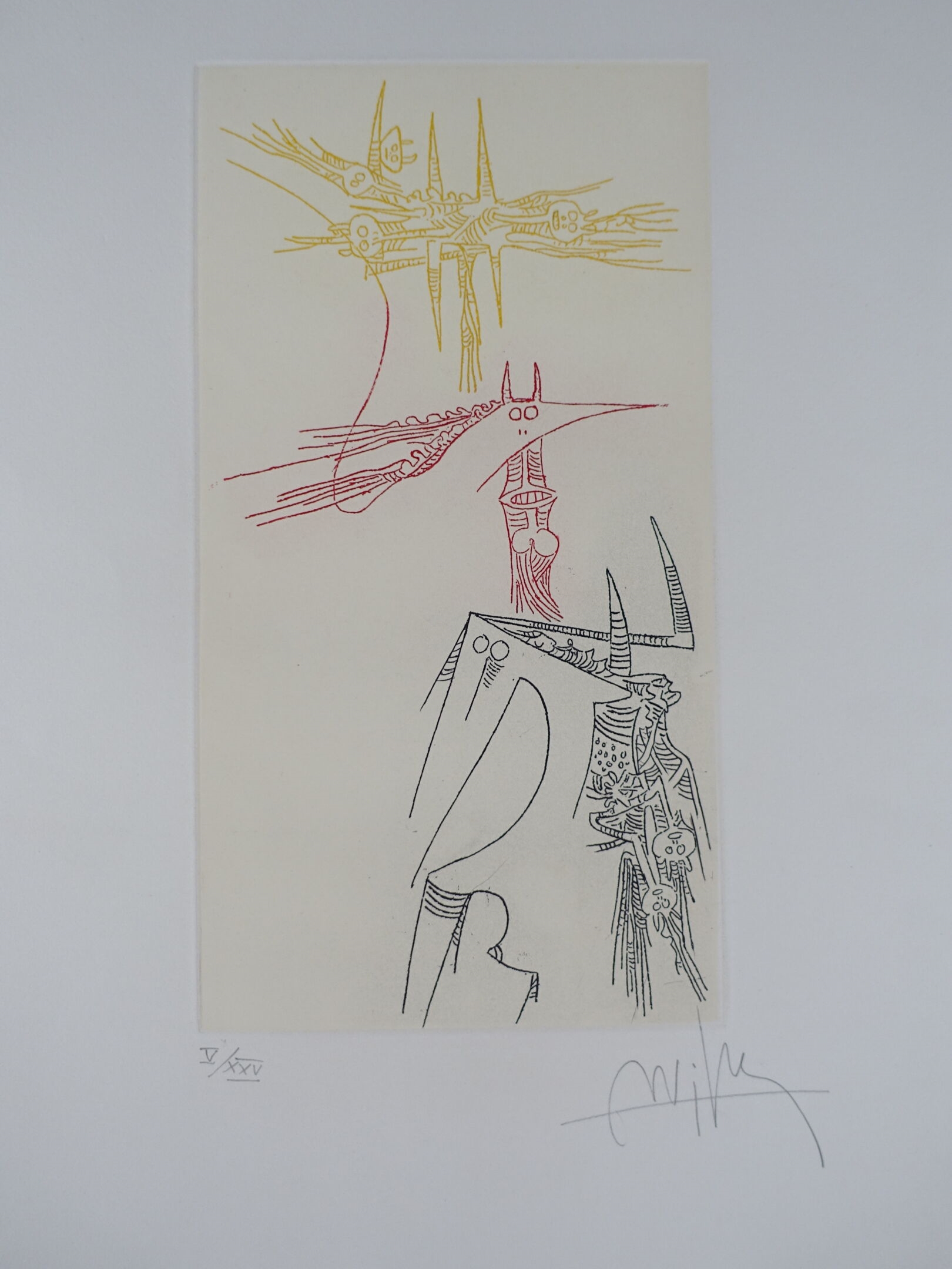 Wifredo Lam | Suite de huit eaux-fortes réalisées pour illustrer le ...