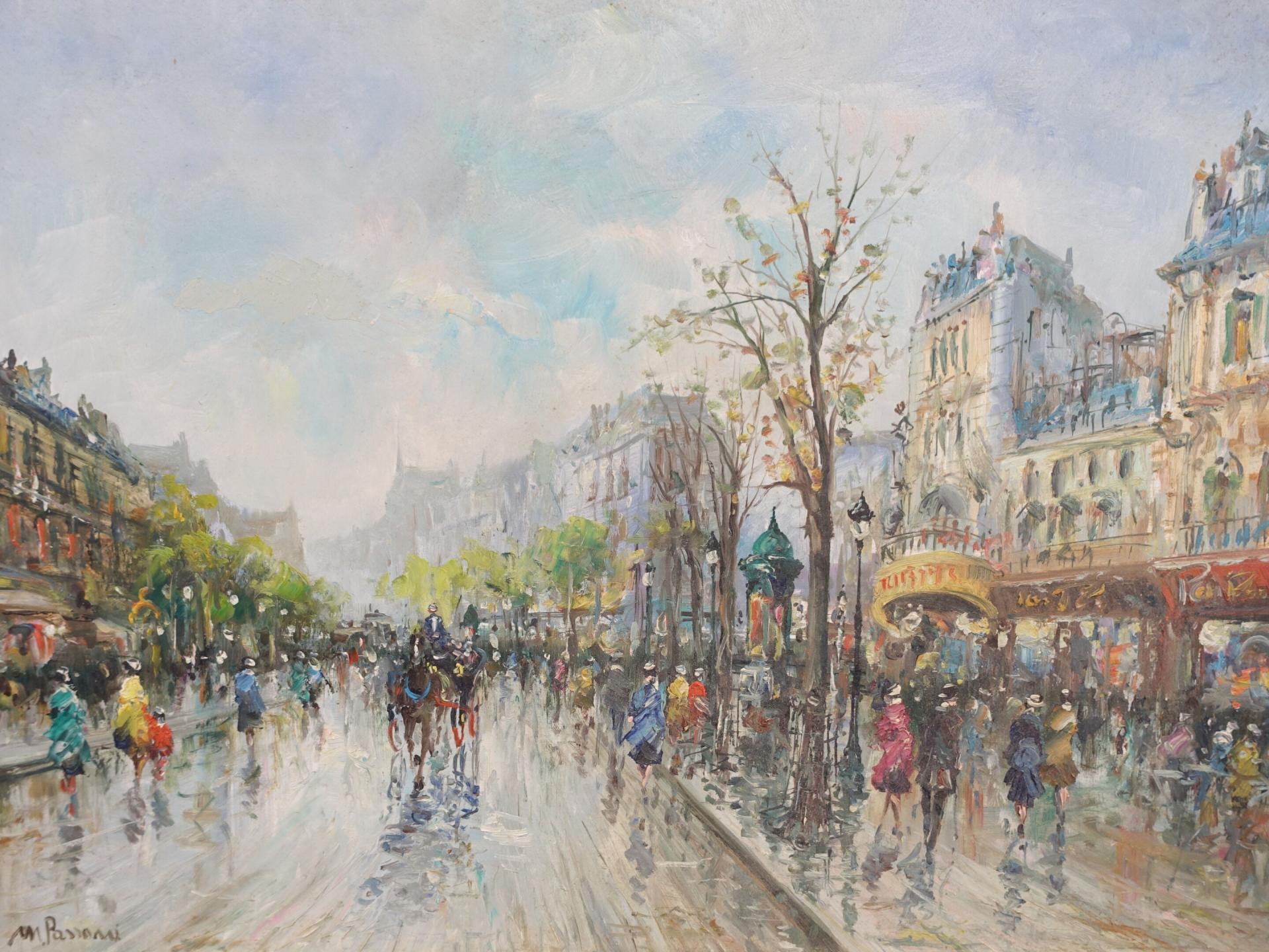 Mario Passoni | PASSONI Mario (né en 1929) : Paris | MutualArt