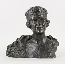 Georges Fite-Waters | Buste de jeune femme. (1923) | MutualArt